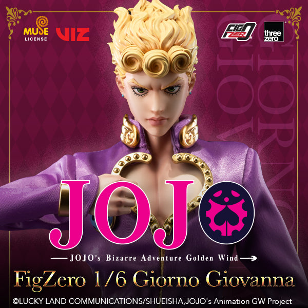 [PRE-ORDER] JOJO's Bizarre Adventure: Golden Wind FigZero 1/6 Giorno G – threezero B2B Store